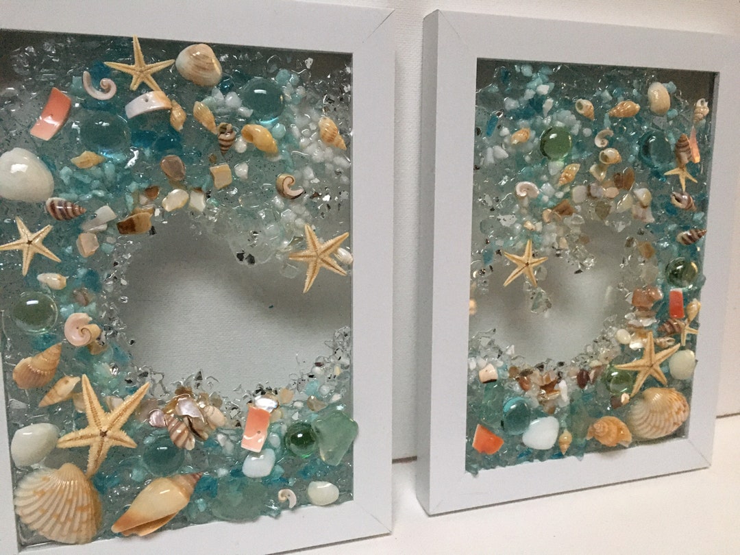 Ocean Wave Window, Beach Wave Decor, Nautical Wave Wall Decor, Resin ...