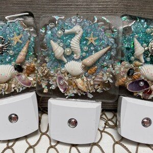 Turtle Night Light/sea Turtle Nightlight/coastal Night Light/resin ...