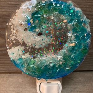 Ocean Wave Nightlight, Coastal Wave Nightlight, Aqua Wave, Ocean Wave ...
