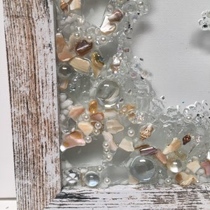 Crystal Ocean Wave Window/rustic Beach Wall Hanging/resin Wave Window ...