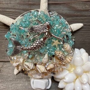Mermaid Nightlight, Coastal Mermaid Nightlight,seaglass Nightlight ...