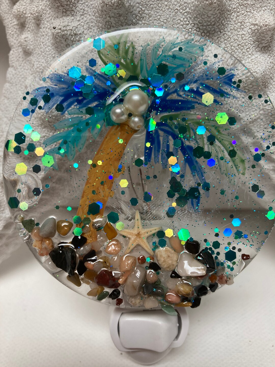 Palm Tree Night Light/coastal Palm Tree Night Light/tropical Palm Tree ...