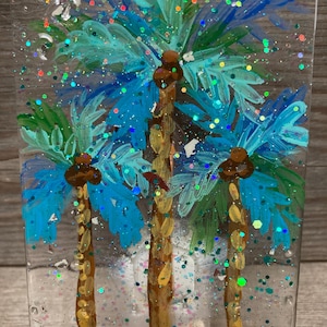 Palm Tree Night Light/coastal Palm Tree Night Light/tropical Palm Tree ...