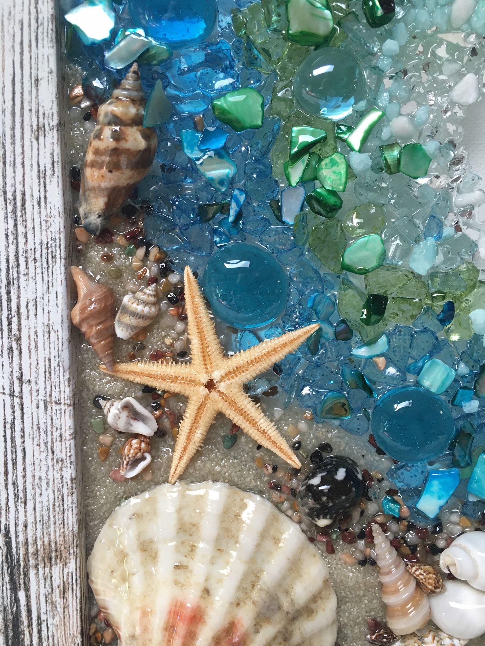 Ocean Wave Art/rustic Beach Wall Hanging/wave Art/resin Wave - Etsy