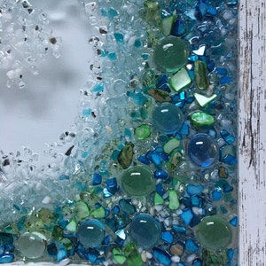 Ocean Wave Window/rustic Beach Wall Hanging/resin Wave Window/wave Art ...