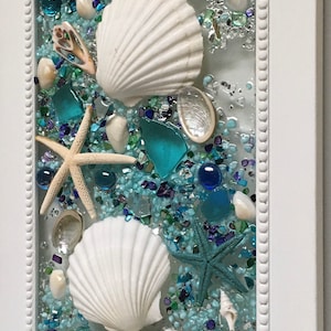 Seashell Decor/seaglass Wallart/beach Wall Art/coastal Decor/ocean ...