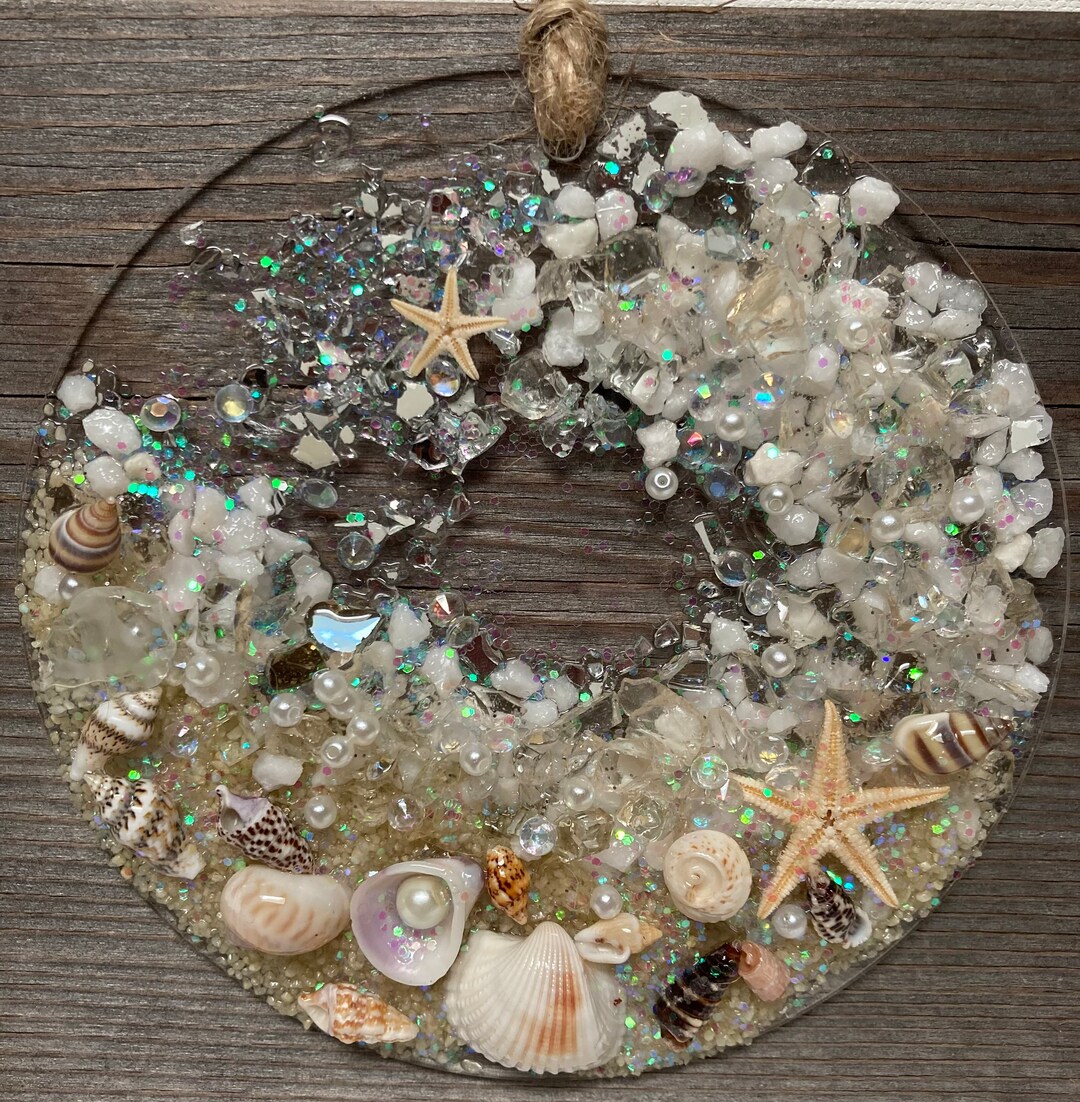 Crystal Wave Suncatcher/wave Ornament/coastal Wave Ornament/coastal ...