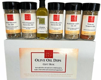 Olive Oil and Balsamic Vinegar Sampler Gift Box - Holiday Gourmet Gift ...