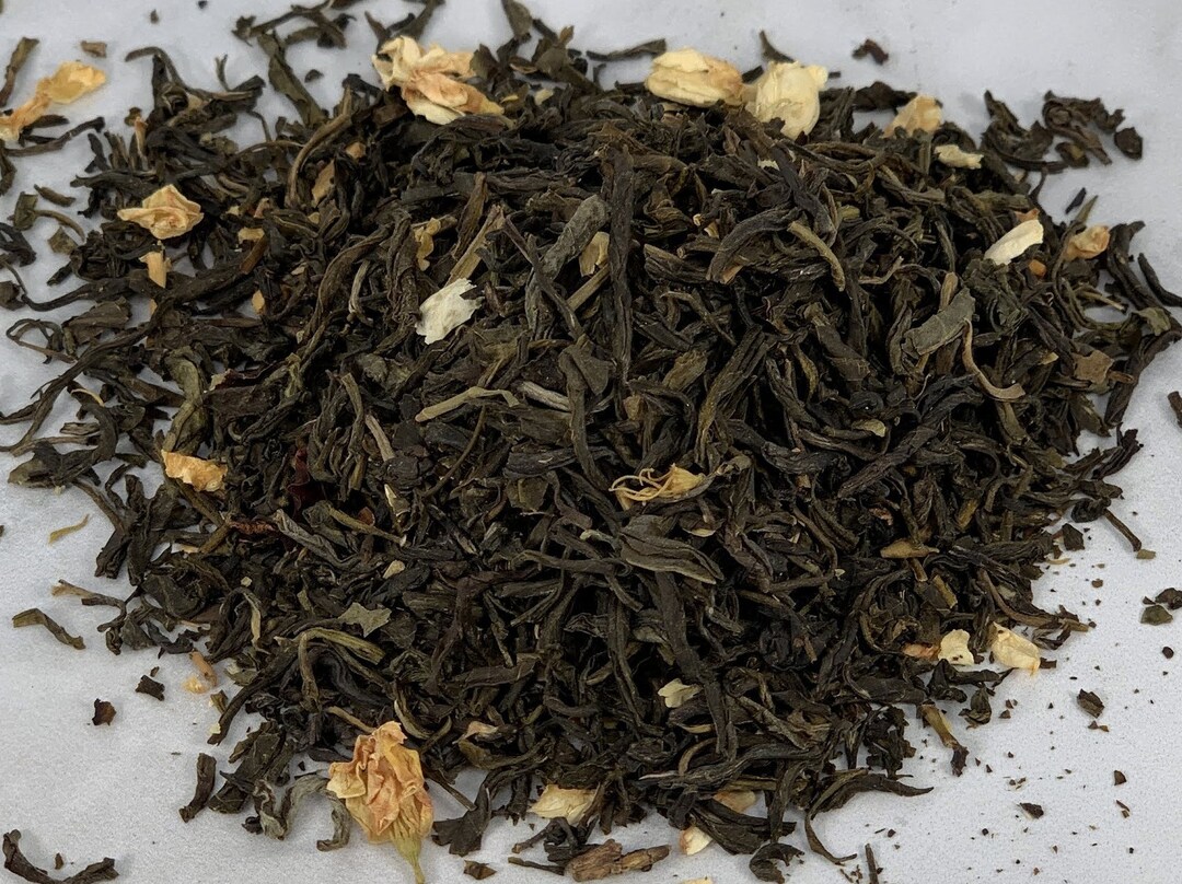 Fuzhou Jasmine Green Loose Leaf Tea: Fragrant Gourmet Tea - Etsy