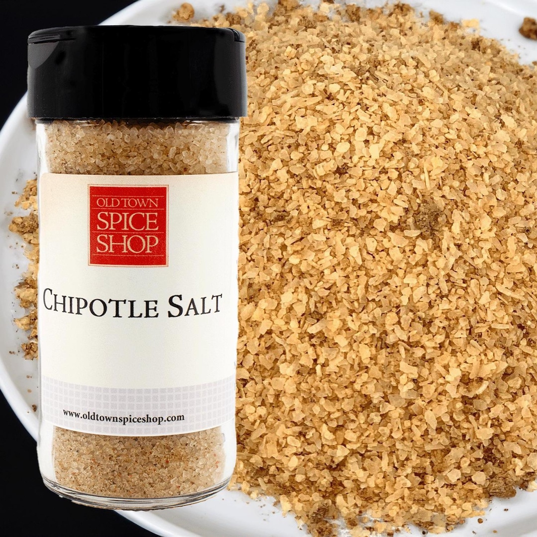 Smoked Chipotle Sea Salt: Spicy Finishing Salt - Etsy