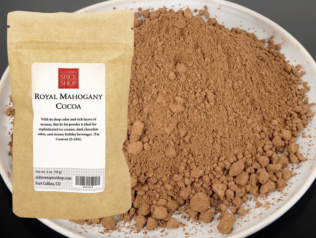 Royal Mahogany Cocoa Powder: High-fat Baking Chocolate - Etsy