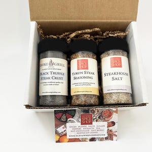 Steakhouse Seasonings Gift Box, Steak Gift Set, Steak Spices - Etsy