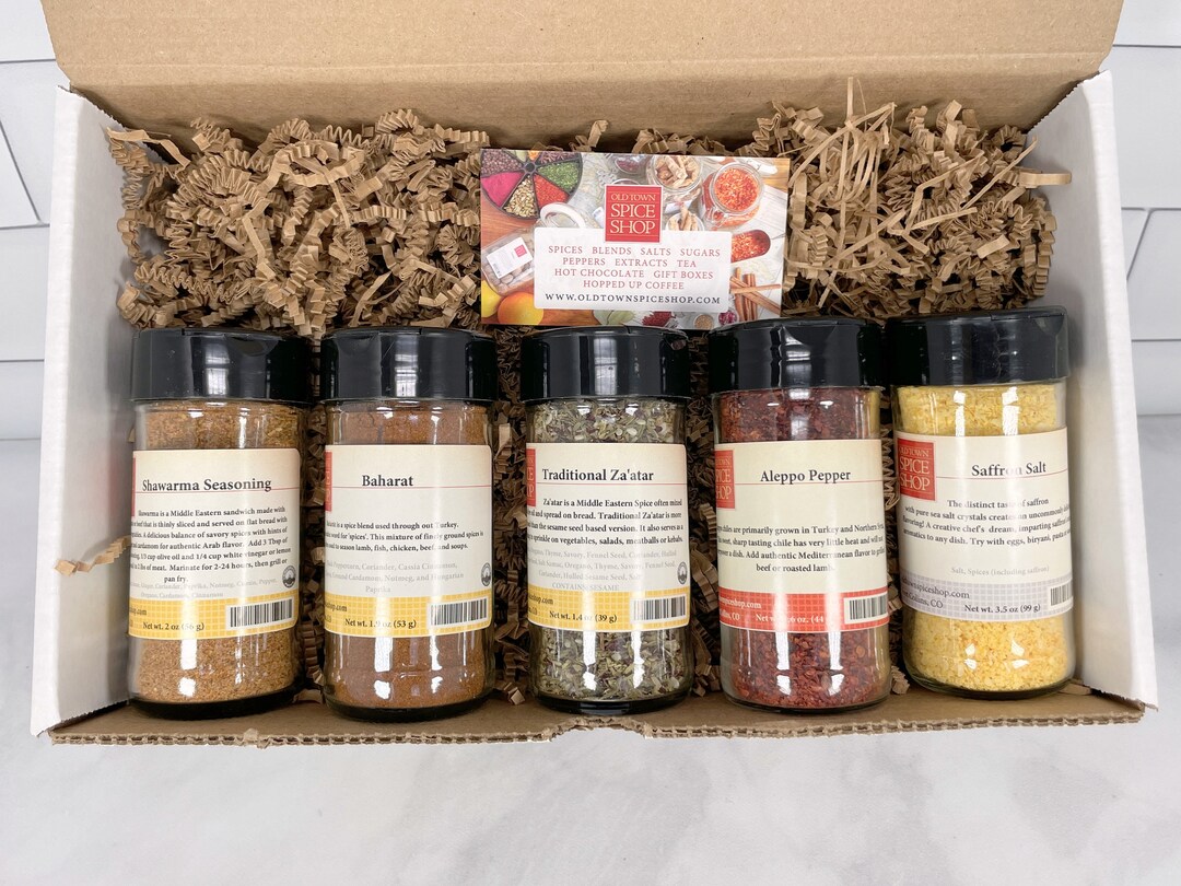 Flavors of the Middle East Gift Box, Gourmet Middle Eastern Spices ...
