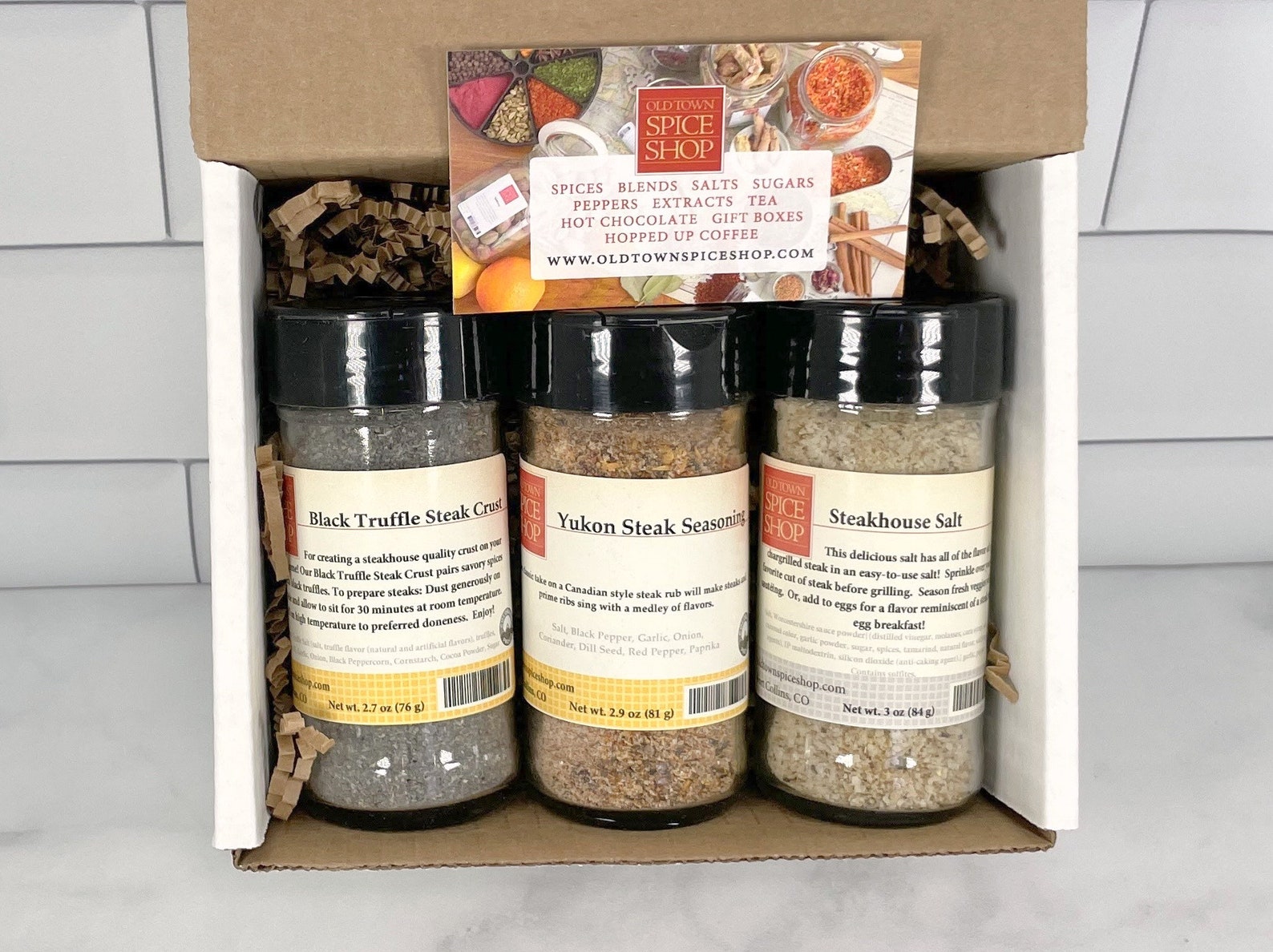 Steakhouse Seasonings Gift Box Steak Gift Set Steak Spices - Etsy