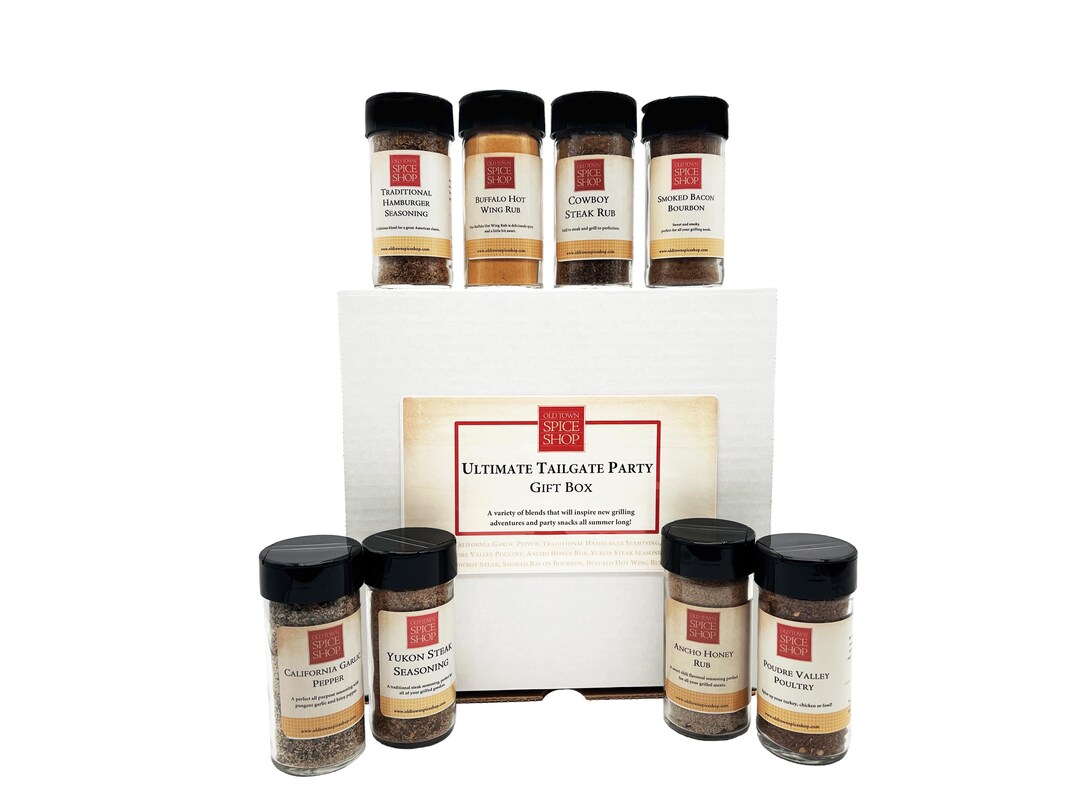 BBQ Grilling Spices Gift Box: Tailgate Party Seasonings - Etsy