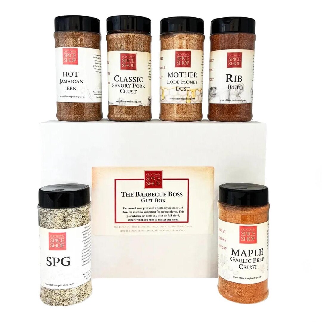 The Barbecue Boss Gift Box, BBQ Spices, Barbeque Seasoning - Etsy