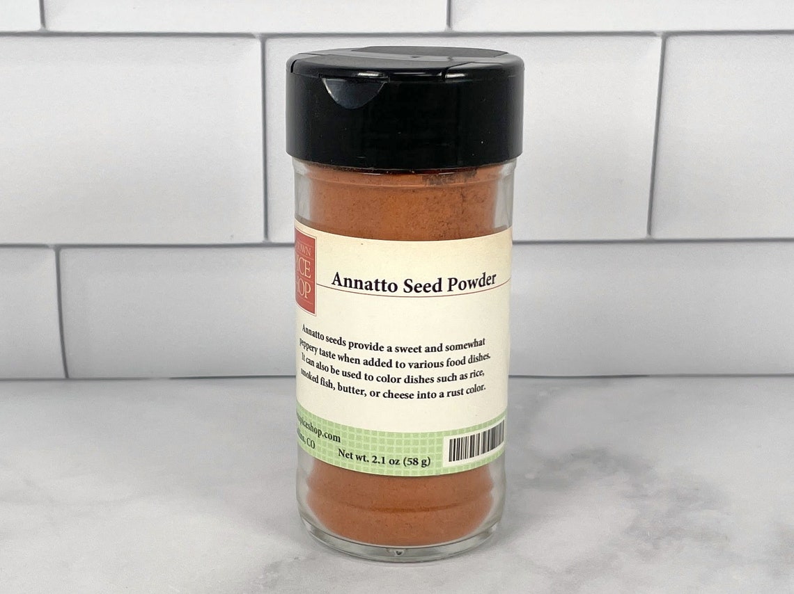 Annatto Seed Powder Achiote Seed Ground Gourmet Spices - Etsy