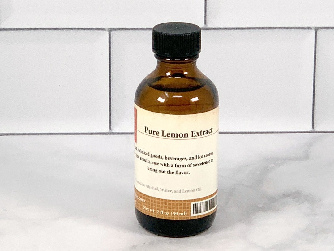 Pure Lemon Extract, Lemon Flavoring, Ice Cream and Pastry Extracts ...