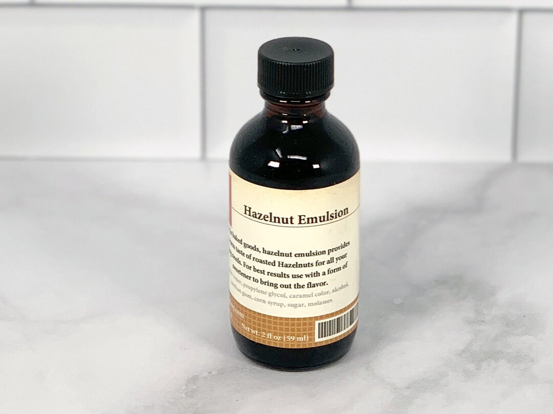 Hazelnut Emulsion, Baking Extracts, Gift for Foodie - Etsy