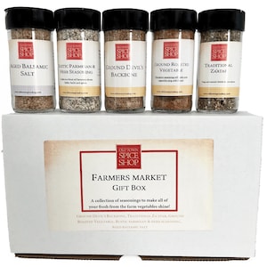 Farmers Market Gift Box, Vegetable Seasonings, Gift for Gardener ...