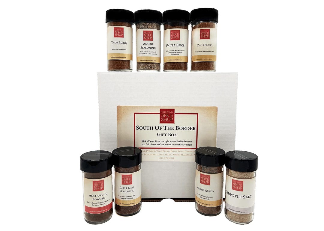 South of the Border Gift Box, Mexican Food Spices, Foodie Gift - Etsy