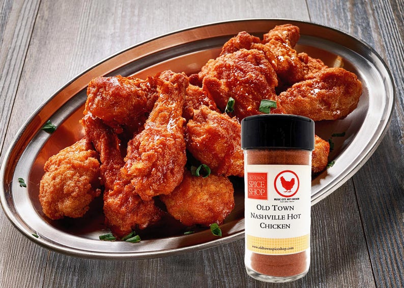 Nashville Hot Chicken Seasoning: Spicy Grill Spices - Etsy