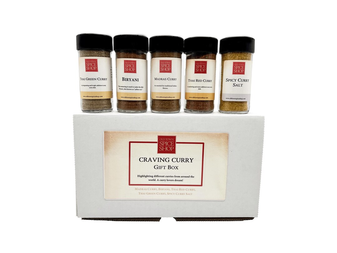 Craving Curry Gift Box, Gourmet Indian Spices, Gift for Foodie - Etsy