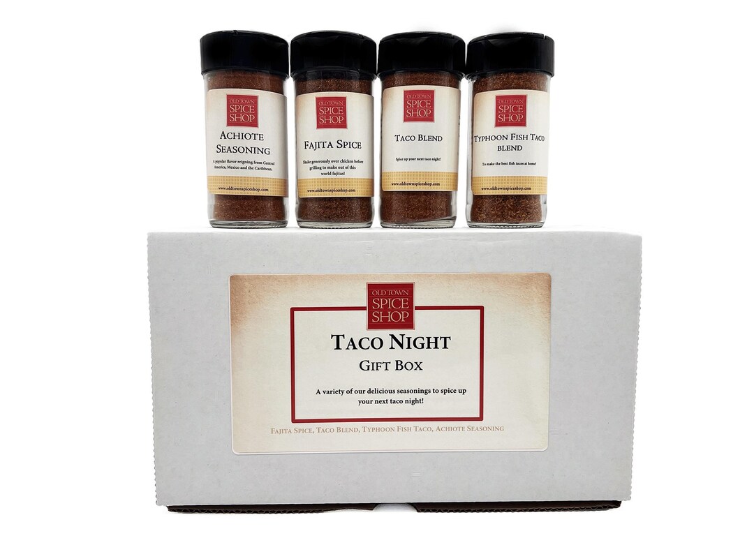 Taco Night Gift Box, Spices Gift Set, Taco Tuesday, Gift for Family - Etsy