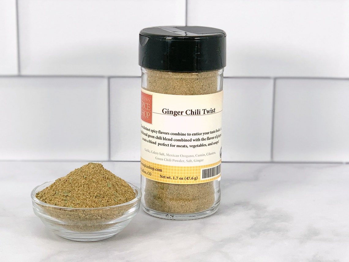 Ginger Chili Twist Green Chili Seasoning Blend Foodie Gift - Etsy