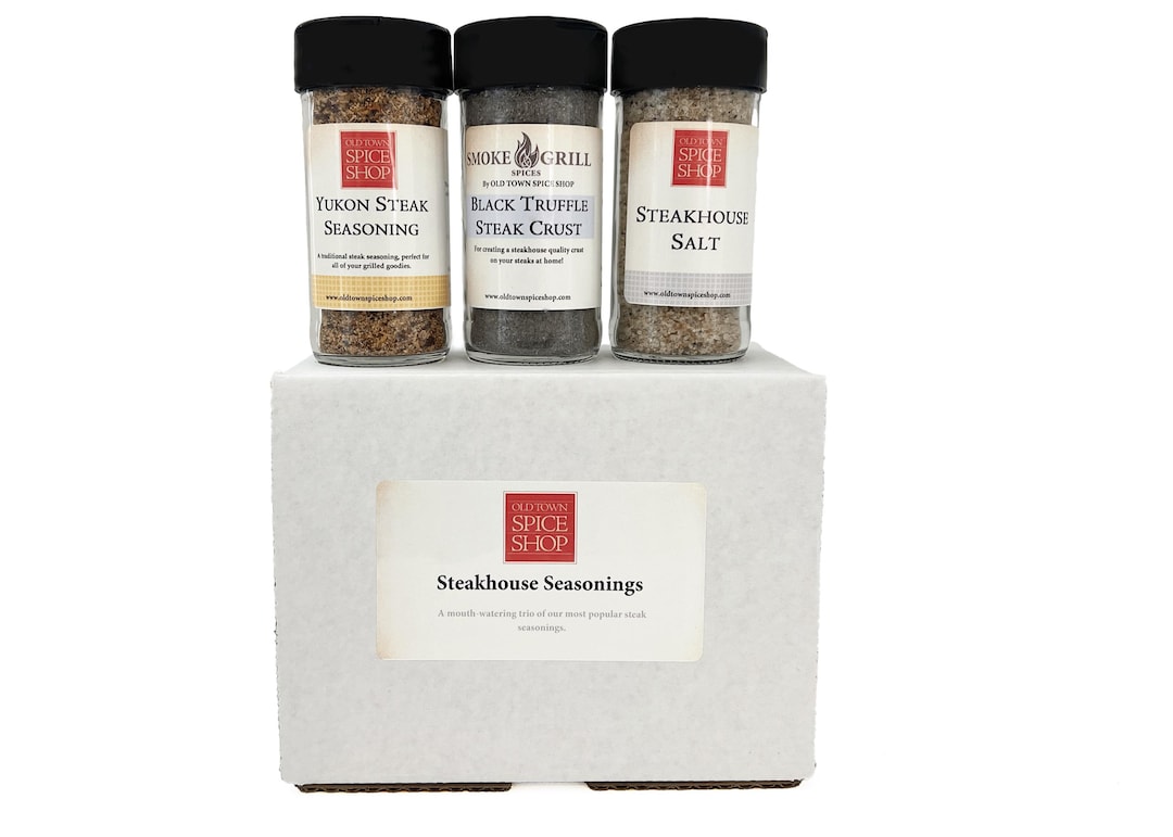 Steakhouse Seasonings Gift Box, Steak Gift Set, Steak Spices - Etsy