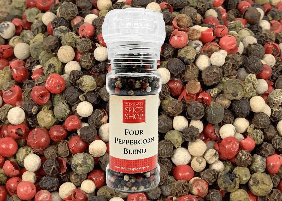 Four Peppercorn Blend, 4 Pepper Blend, Whole Gourmet Pepper, Gift for ...