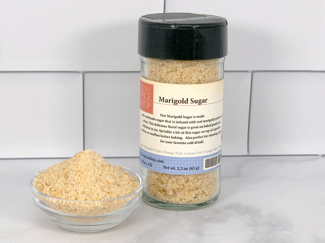 Marigold Sugar Marigold Infused Sugar Great for Baking Gift - Etsy