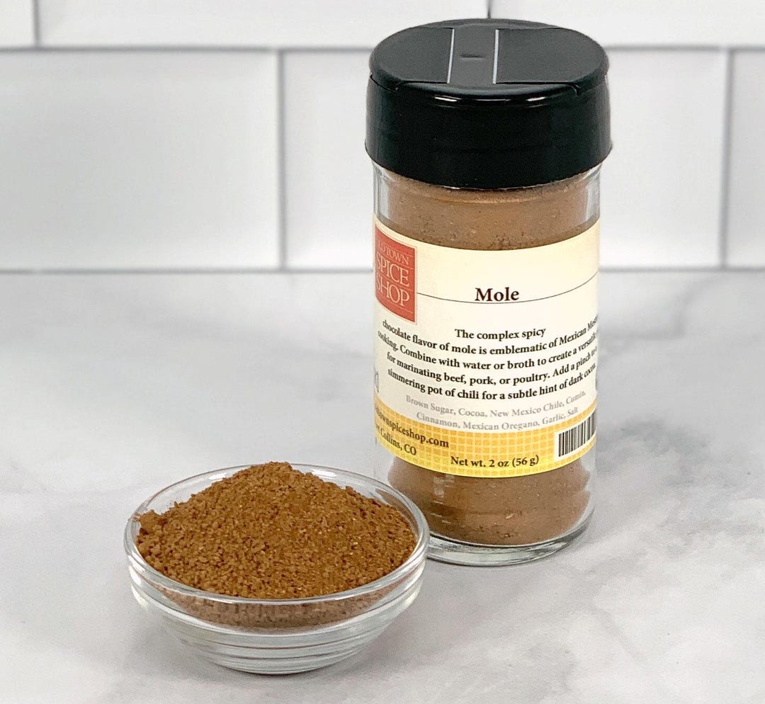Mole, Mexican Spices, Chocolate Seasoning, Great Gift for Dad, Host ...