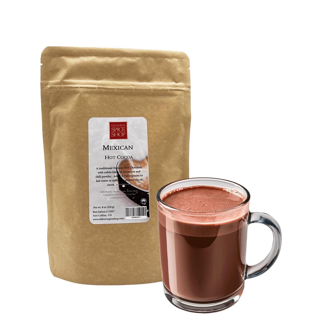 Authentic Mexican Hot Cocoa Mix: Spicy Cinnamon Gourmet Drink - Etsy