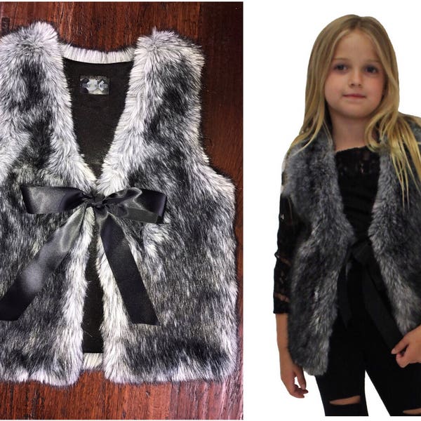 Girls Faux Fur - Etsy