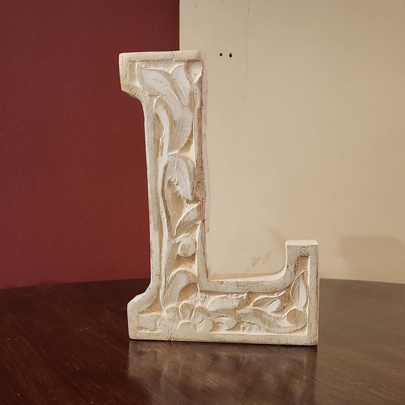 Wooden Letter L - Etsy