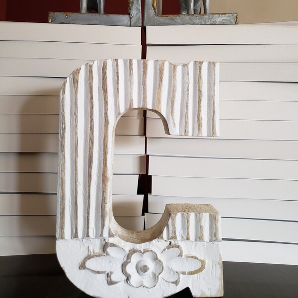 Wooden Letter C - Etsy