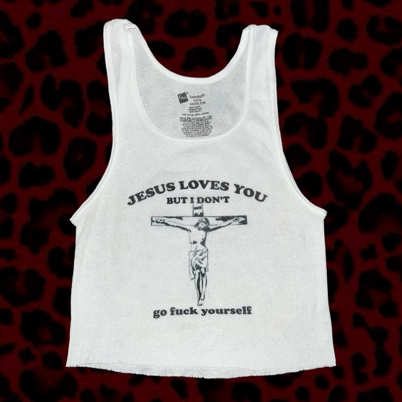 Jesus Loves You Tank - Etsy