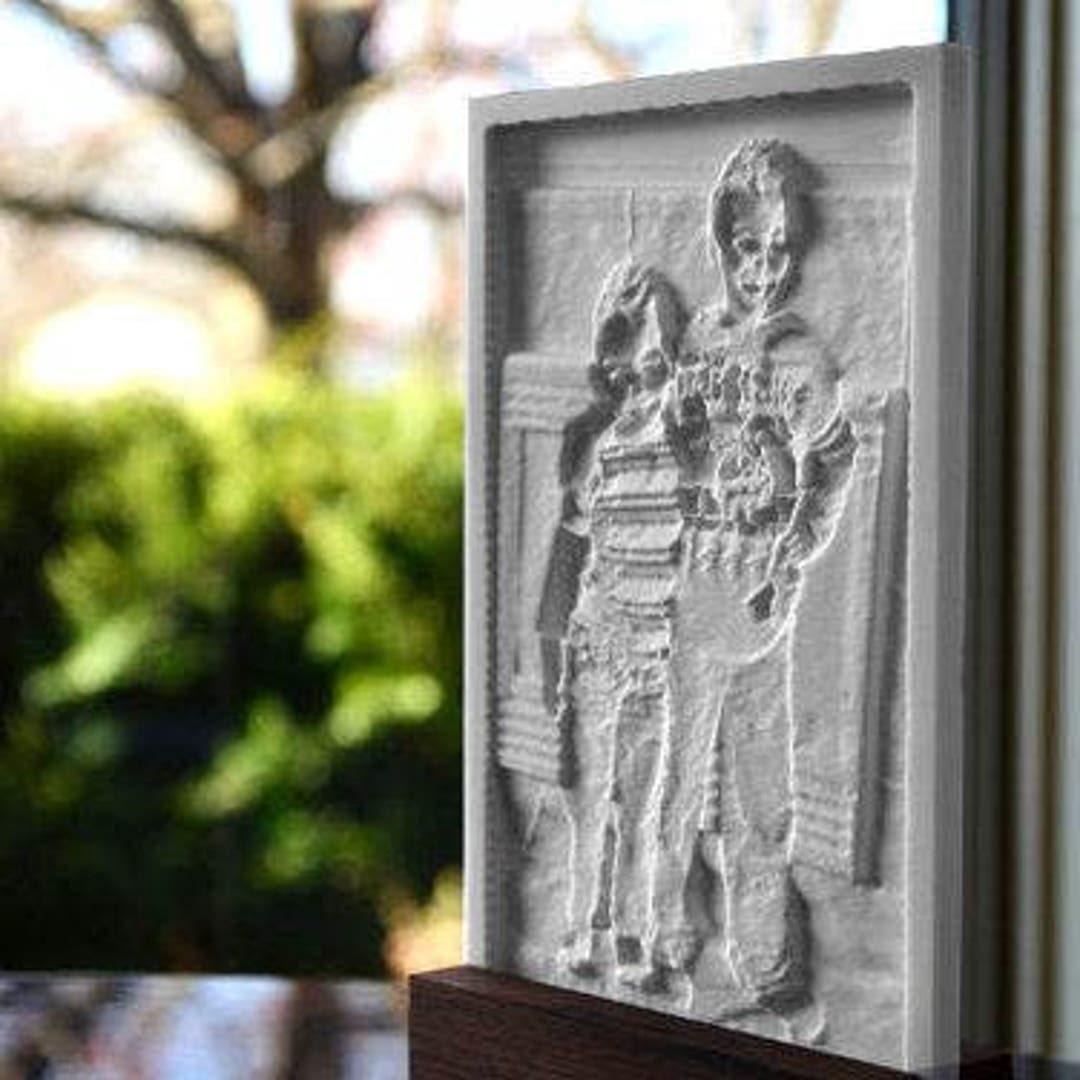 Custom Window Lithophane 5 X 7 Unique Family Gift - Etsy
