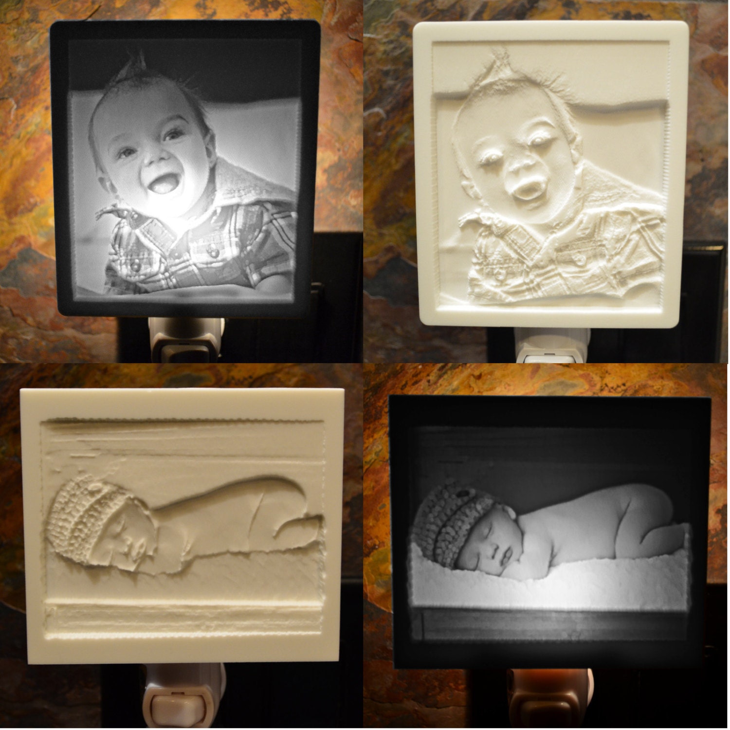 Baby Boy Nightlight Custom Carving - Etsy