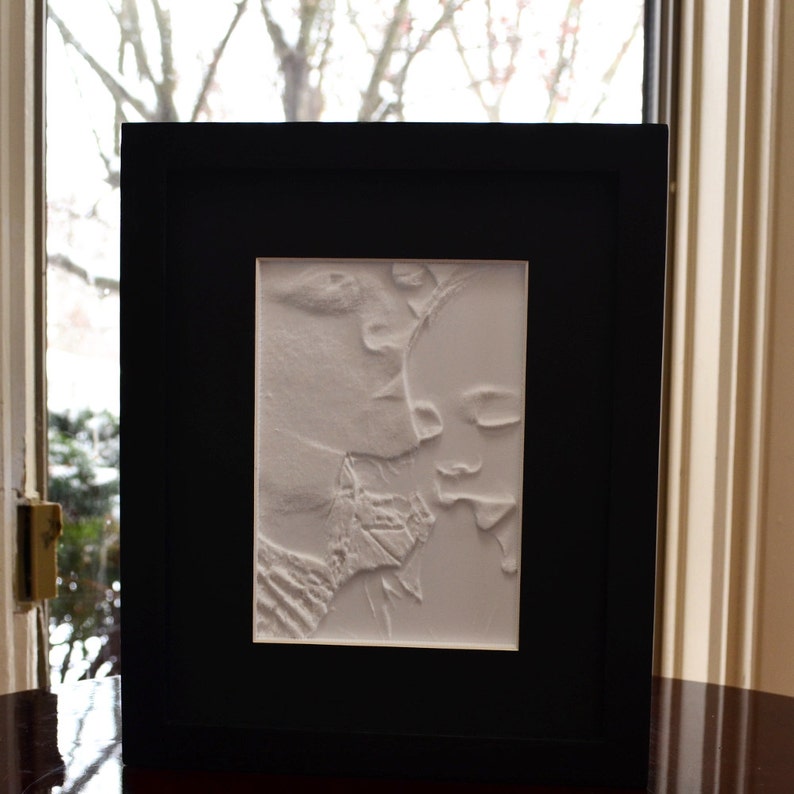 Lithophane Lamp Framed With a Long-lasting LED Light Panel Custom ...
