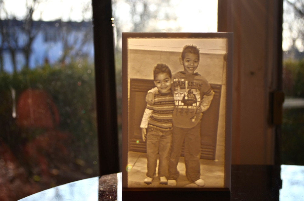 Custom Window Lithophane 4 X 6 Unique Family Gift - Etsy