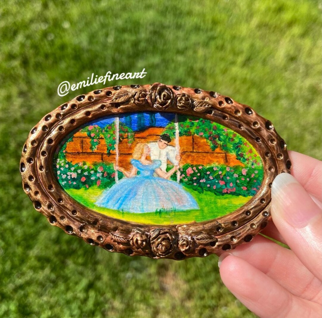 Miniature 12th Scale Disney Live Action Cinderella Painting With ...