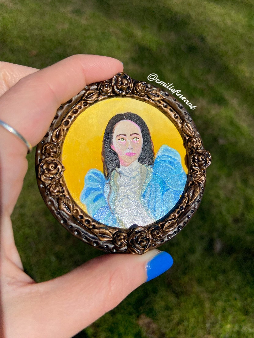 1:12th Scale Miniature Poor Things Bella Baxter Portrait Painting - Etsy