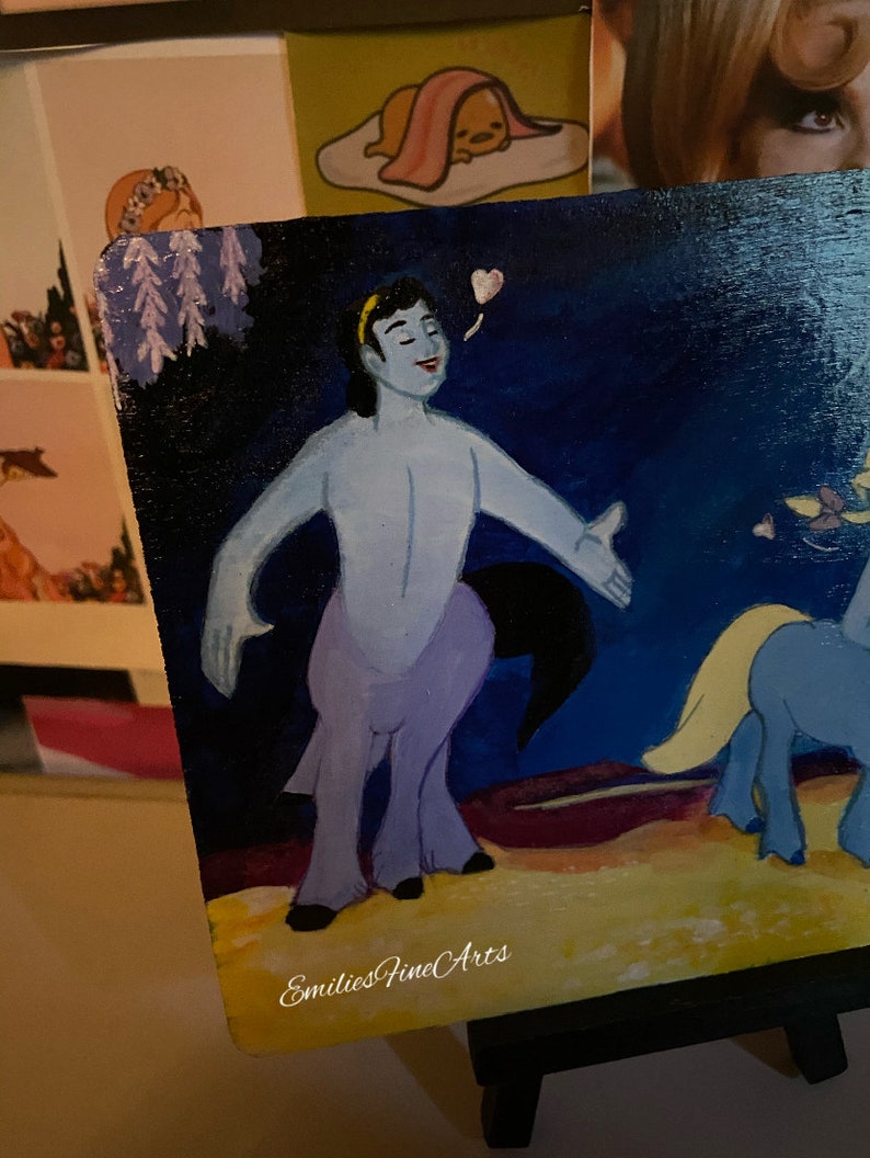 Original Disney Fantasia Pastoral Symphony Centaur Couple Acrylic ...