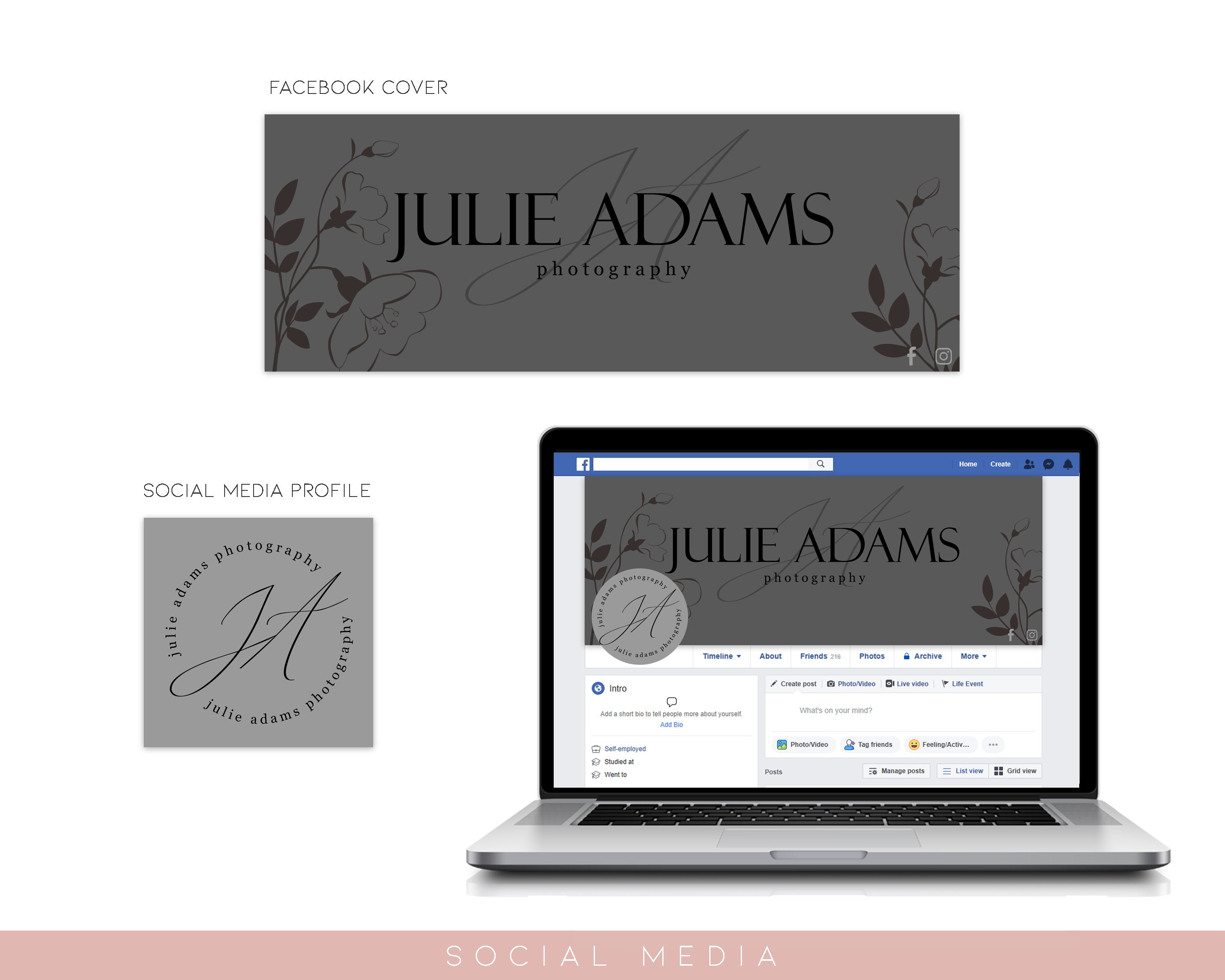 Logo Watermark Branding Kit Package Design No. 102 Premade | Etsy Canada