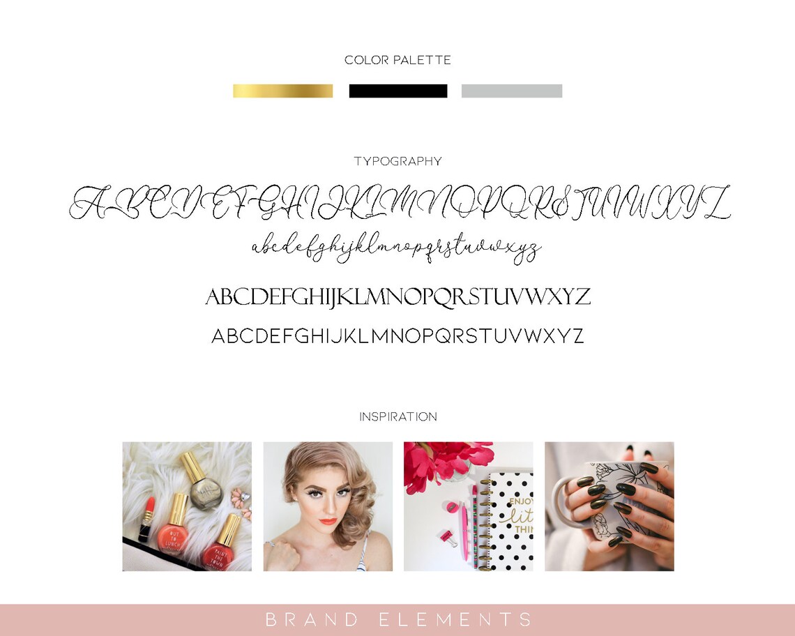 Logo Watermark Branding Kit Package Design No. 179 Lash - Etsy