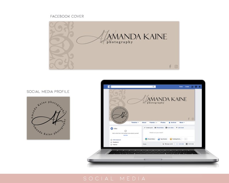 Logo Watermark Branding Kit Package design no. 191 Premade | Etsy