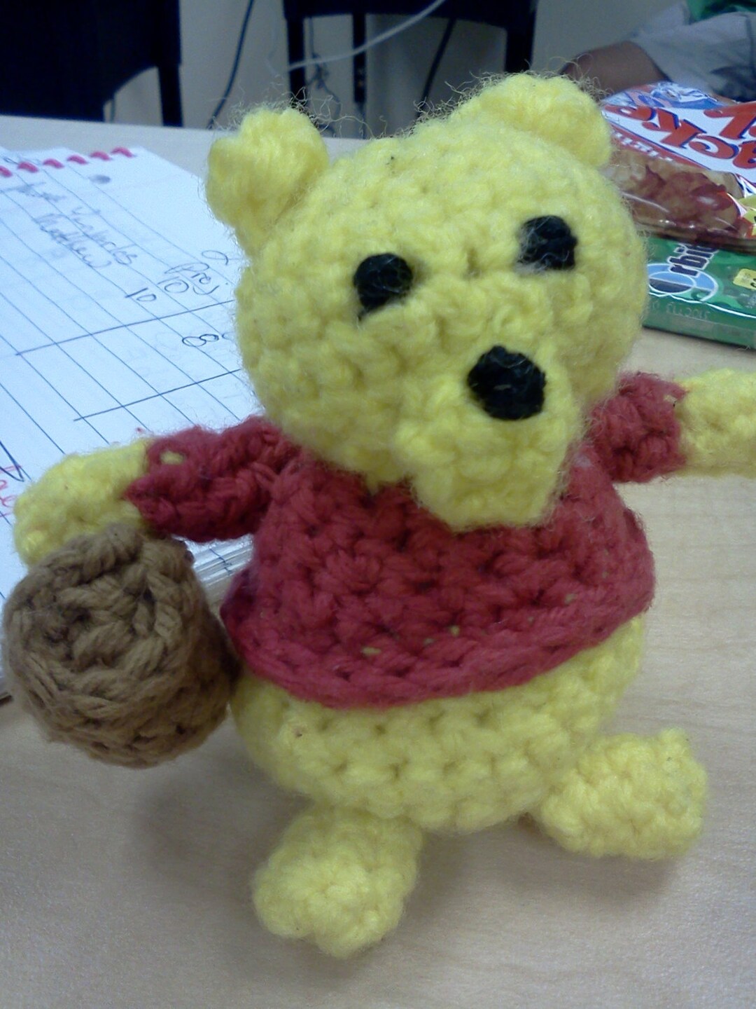 Mini Winnie the Pooh W/ Hunny Pot - Etsy