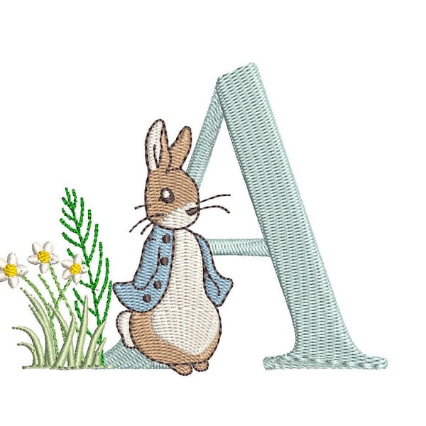Peter Rabbit Embroidery Font - Etsy
